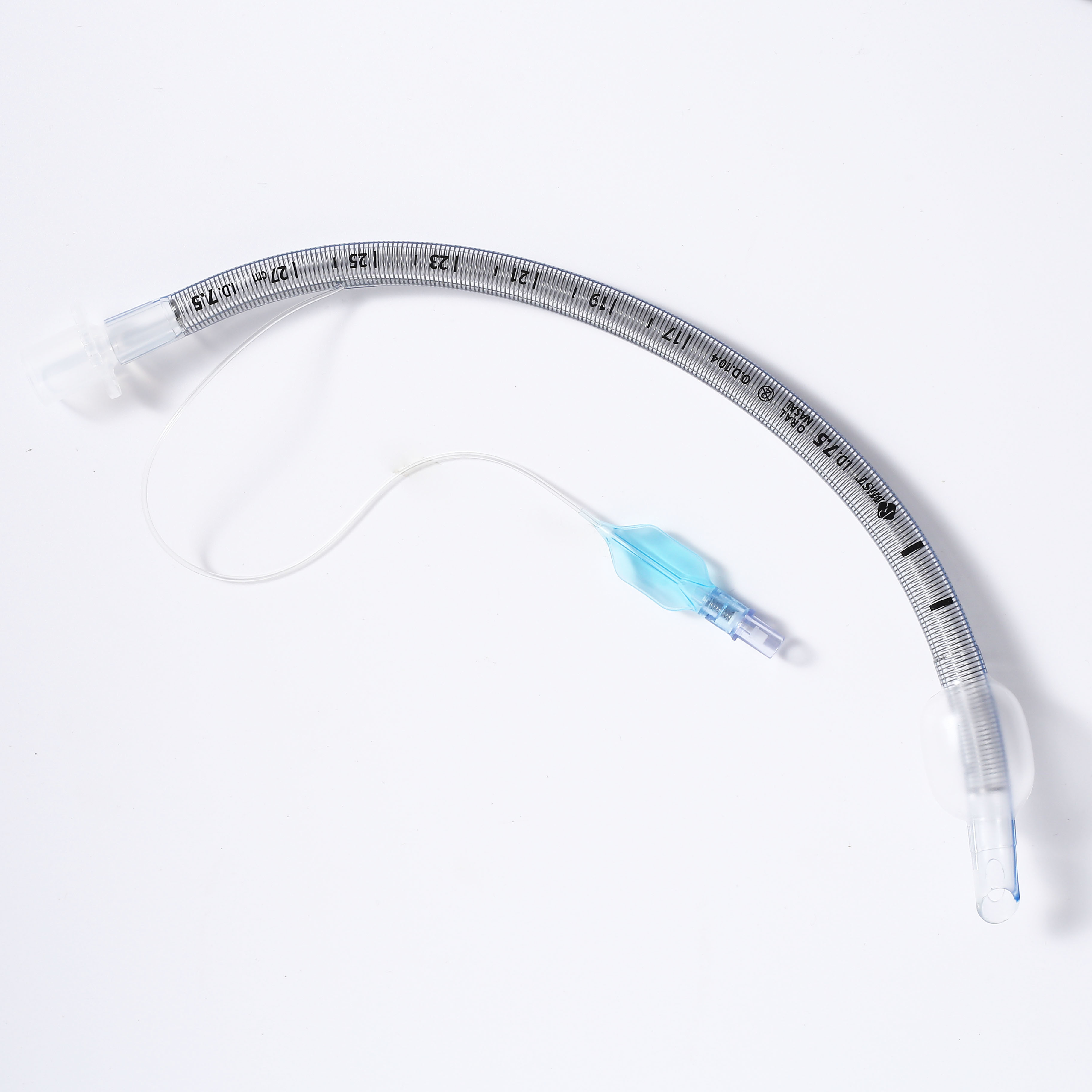 Tıbbi Sınıf PVC ETT Tek Kullanımlık Endotrakeal Tüp ISO13485 sertifikası